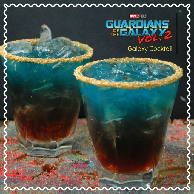 Guardians of the Galaxy Vol. 2 Galaxy Cocktail Recipe | Just Plum Crazy